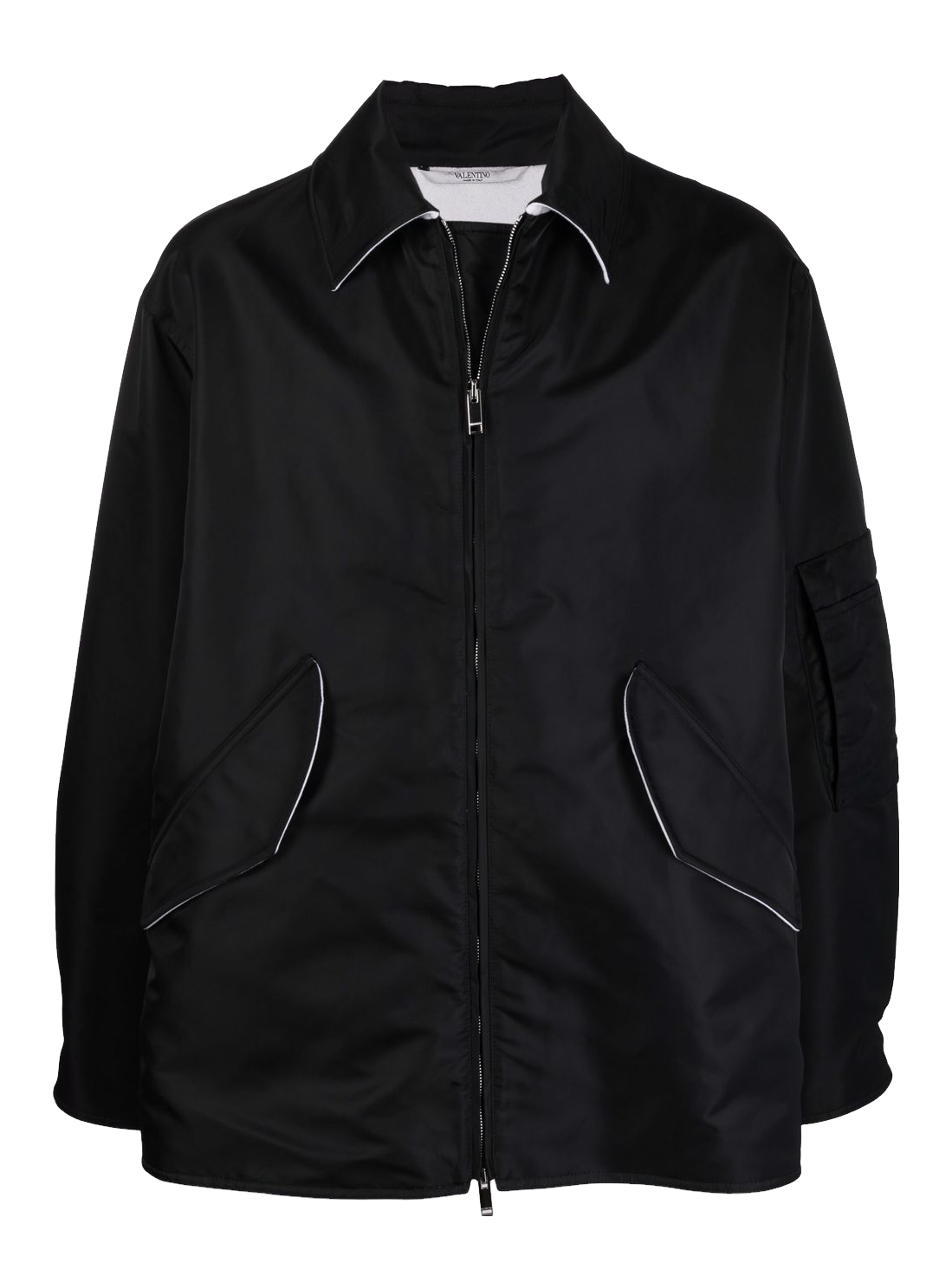 VALENTINO Valentino Garavani Zip-Up Shirt Jacket