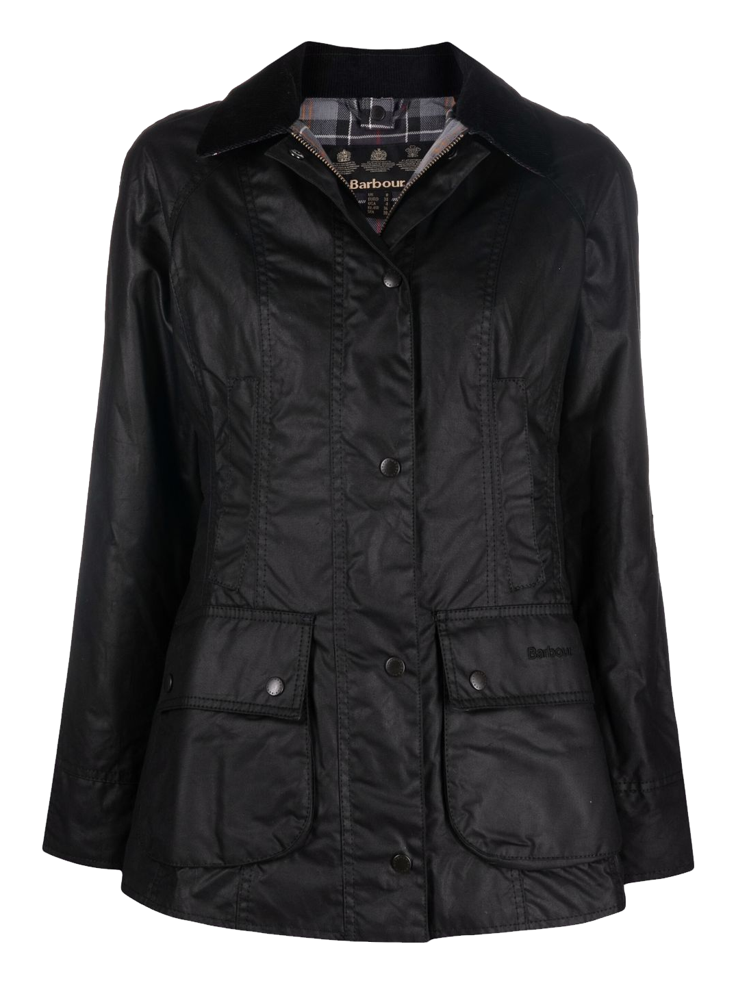 BARBOUR Barbour Press-Stud Hooded Jacket