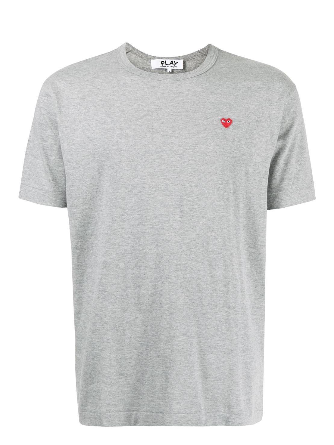 PLAY COMME DES GARCON embroidered heart t-shirt