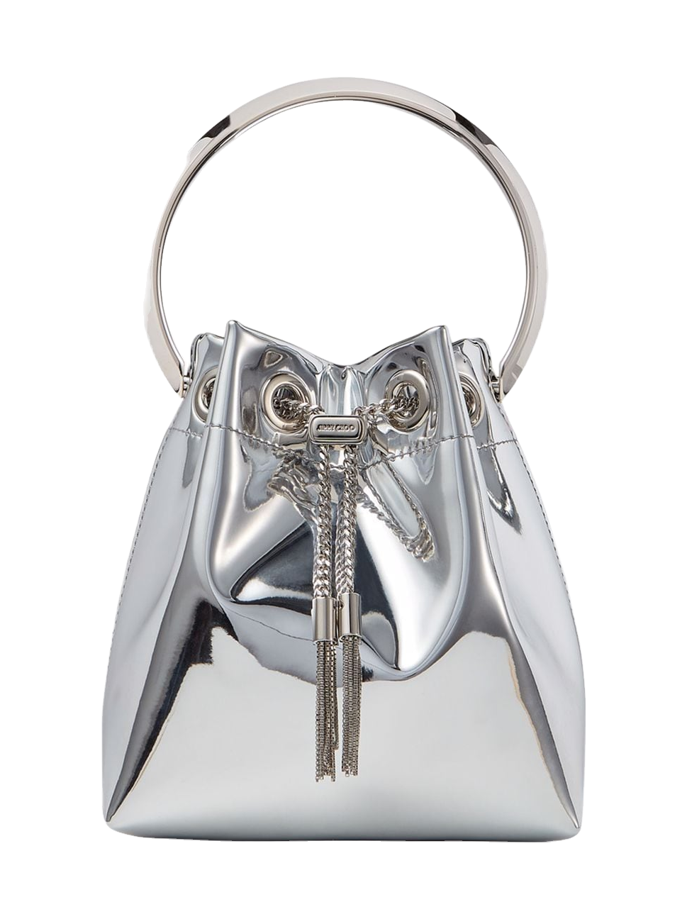 JIMMY CHOO Jimmy Choo Mini Bucket Bag with Tassel Detail