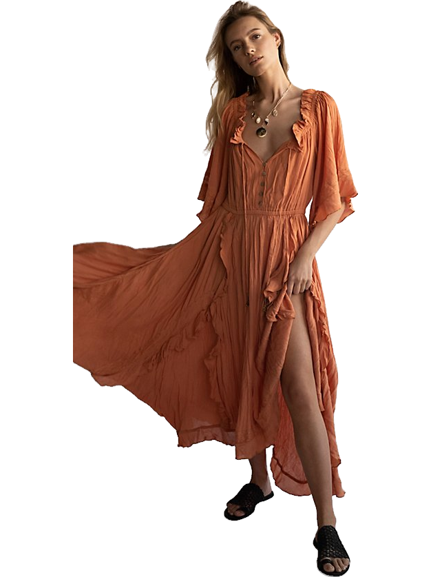 patbo netted fringe beach dress Vestido BIMMI, Celeste  Reunion Home