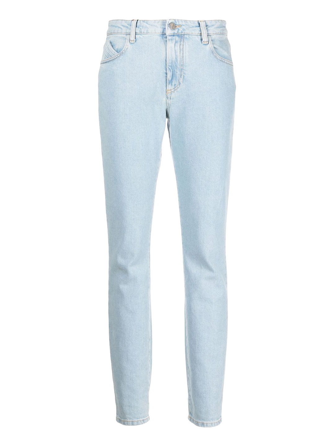 ATTICO The Attico High-Rise Straight-Leg Jeans