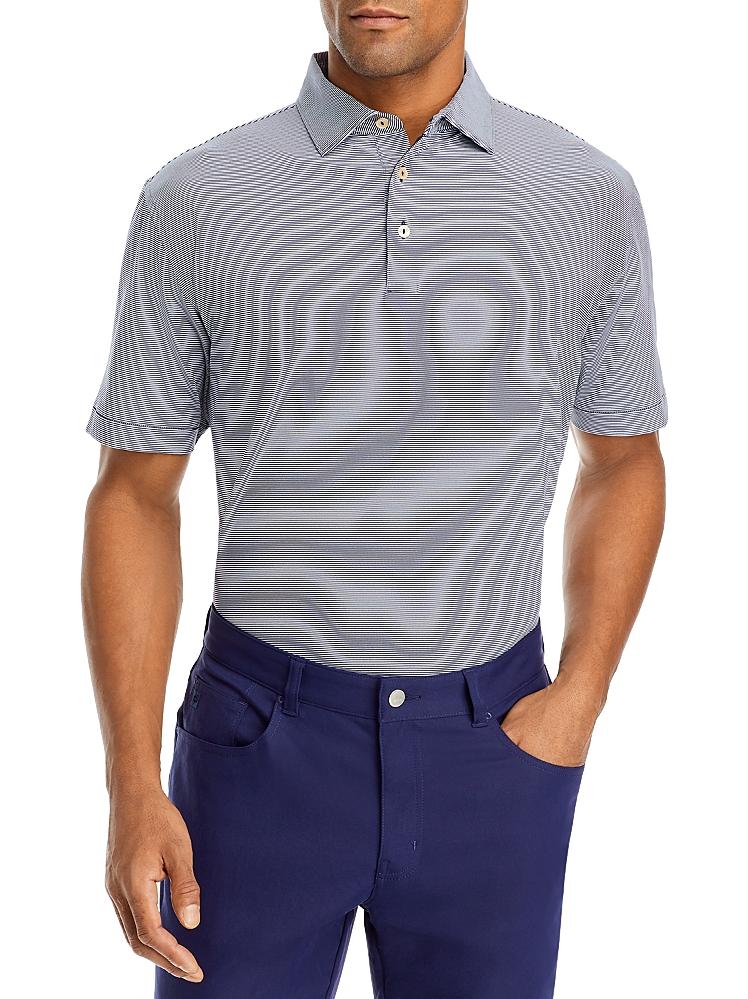 PETER MILLAR crown sport jubilee classic fit short sleeve performance jersey polo shirt