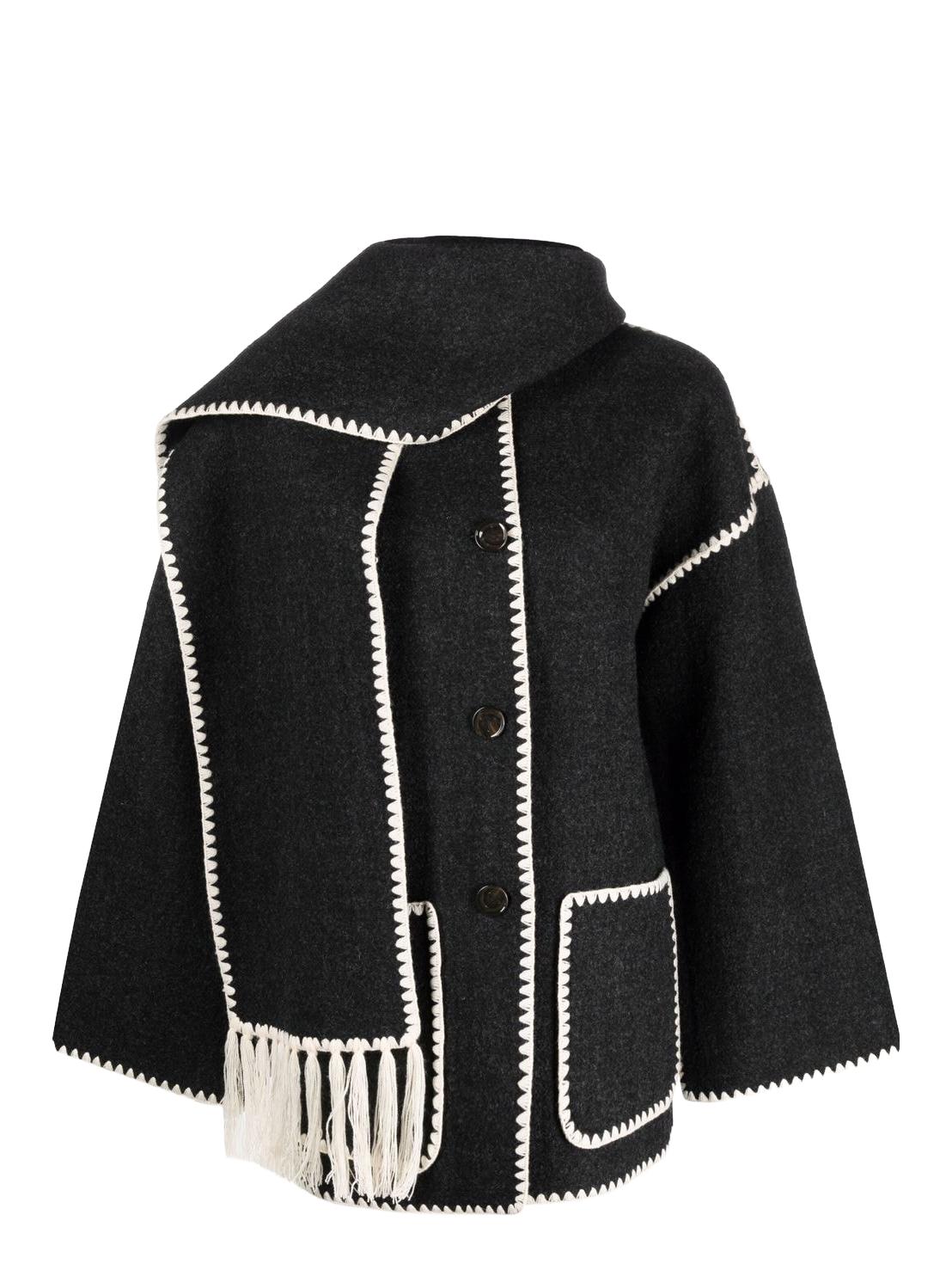 TOTÊME TOTEME Embroidered Wool Blend Jacket