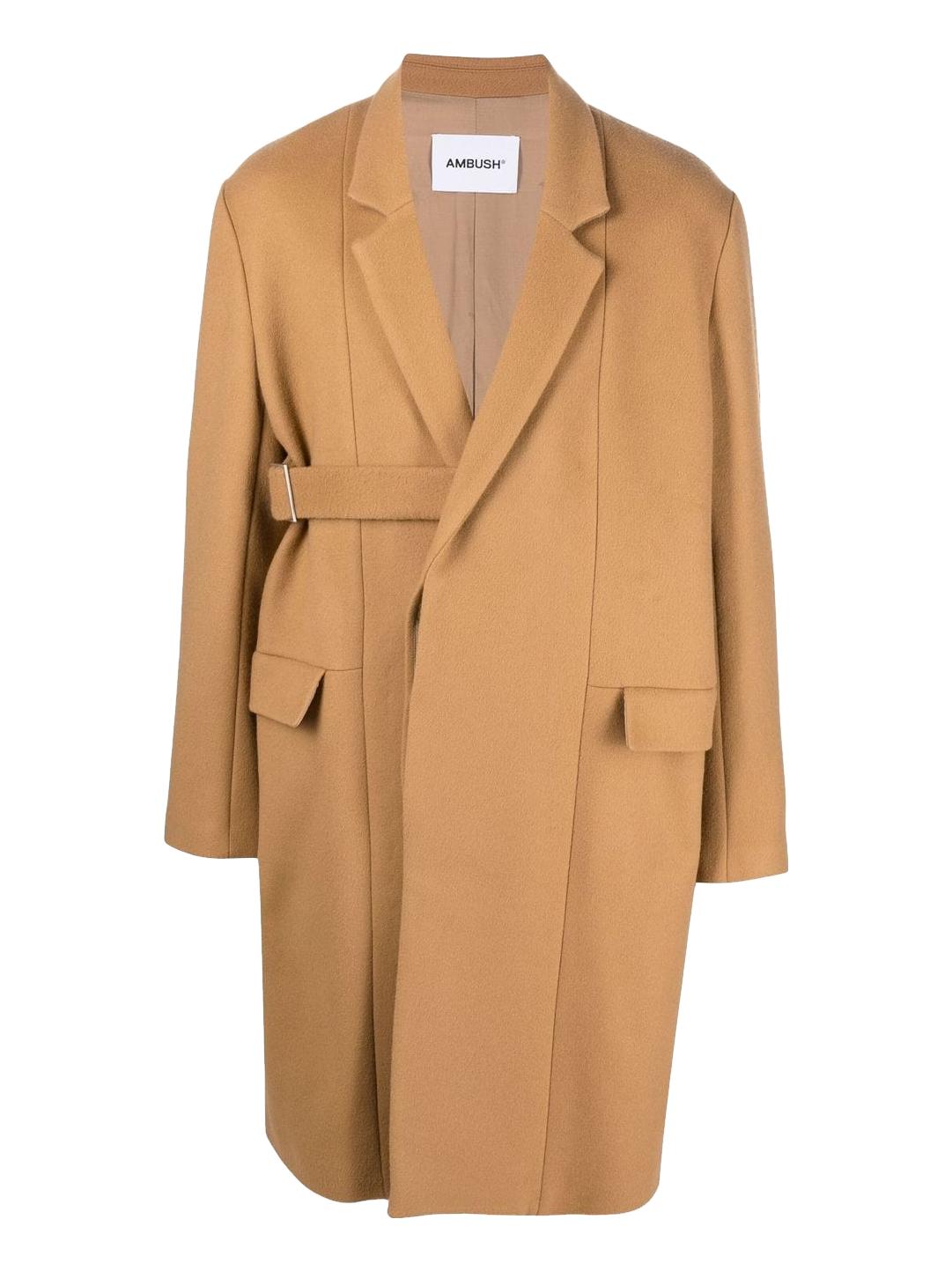 AMBUSH Virgin Wool-Blend Belted Coat