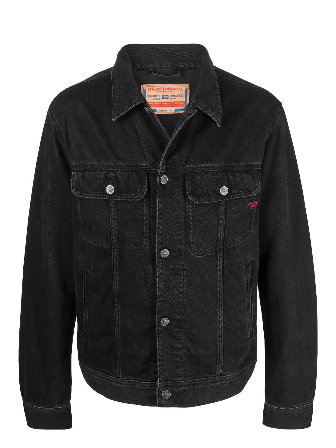 DIESEL® Diesel Button-Up Denim Jacket