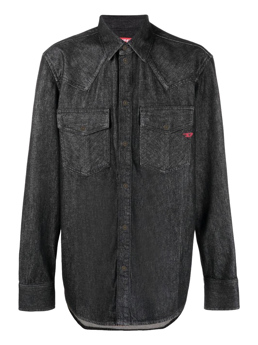 DIESEL® d-ocean dark denim shirt