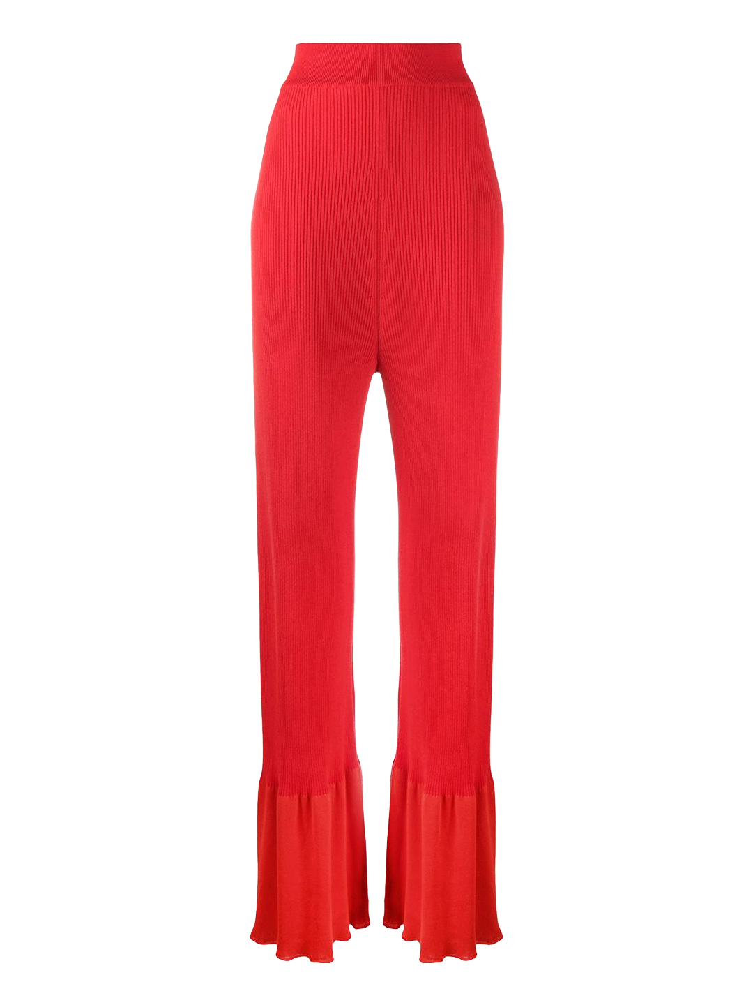 STELLA MCCARTNEY Stella McCartney rib-knit long-length trousers