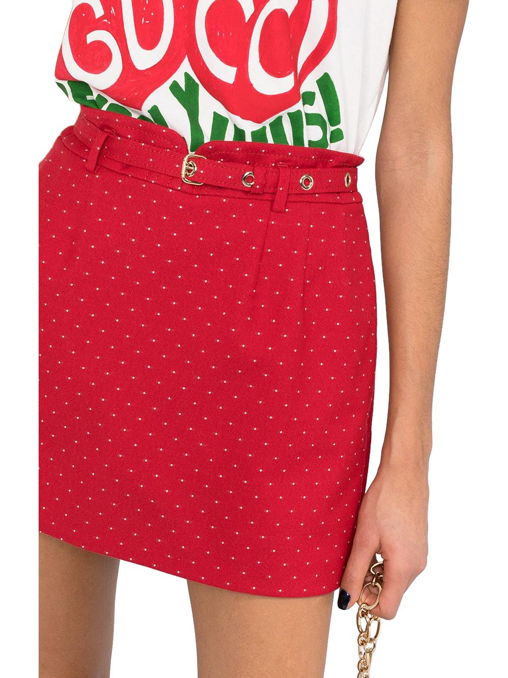 RED VALENTINO RED Valentino Polka Dot Belted Shorts