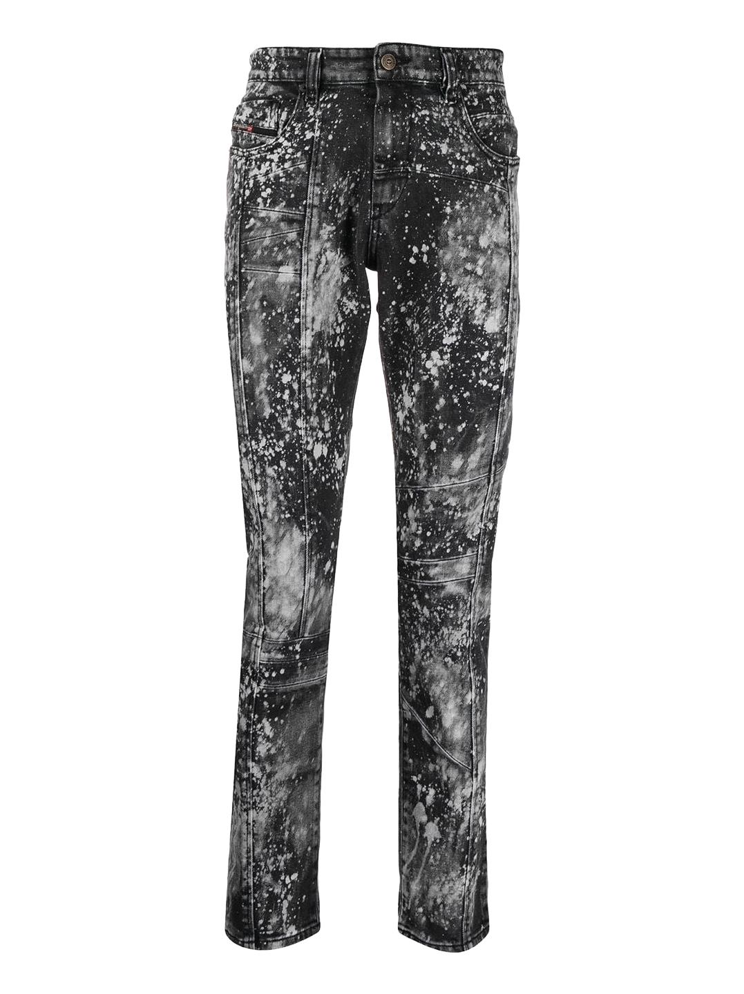 DIESEL® Diesel D-Strukt Paint Splatter Slim-Fit Jeans