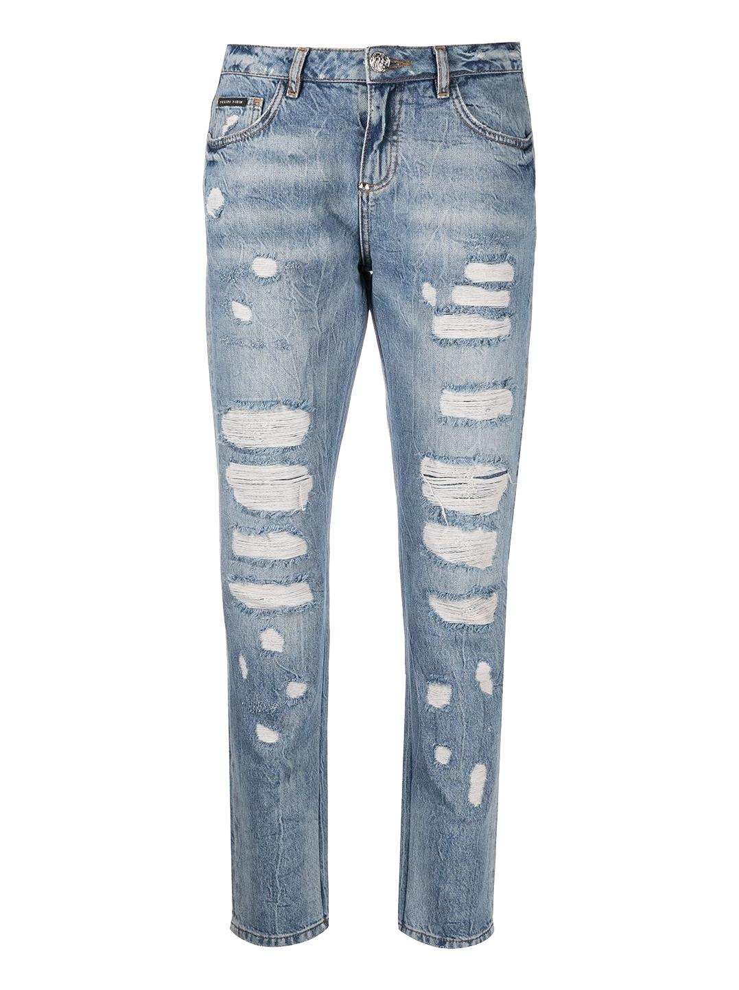 PHILIPP PLEIN Philipp Plein Distressed Boyfriend Jeans
