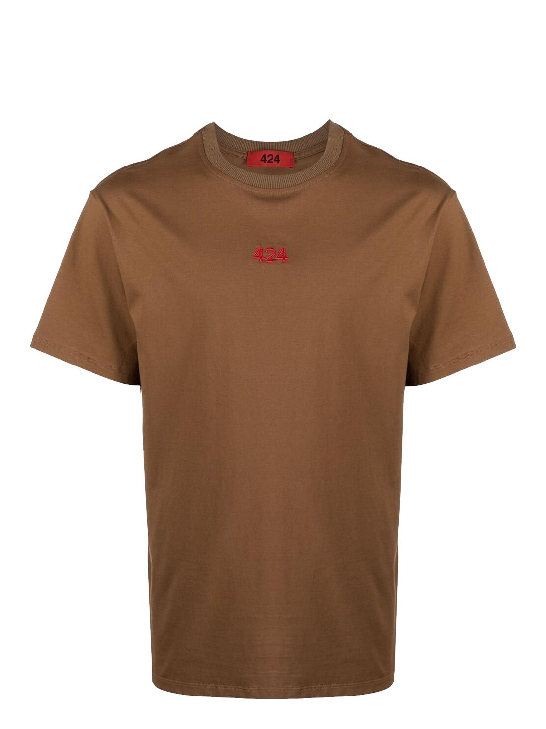 424 embroidered micro logo t-shirt