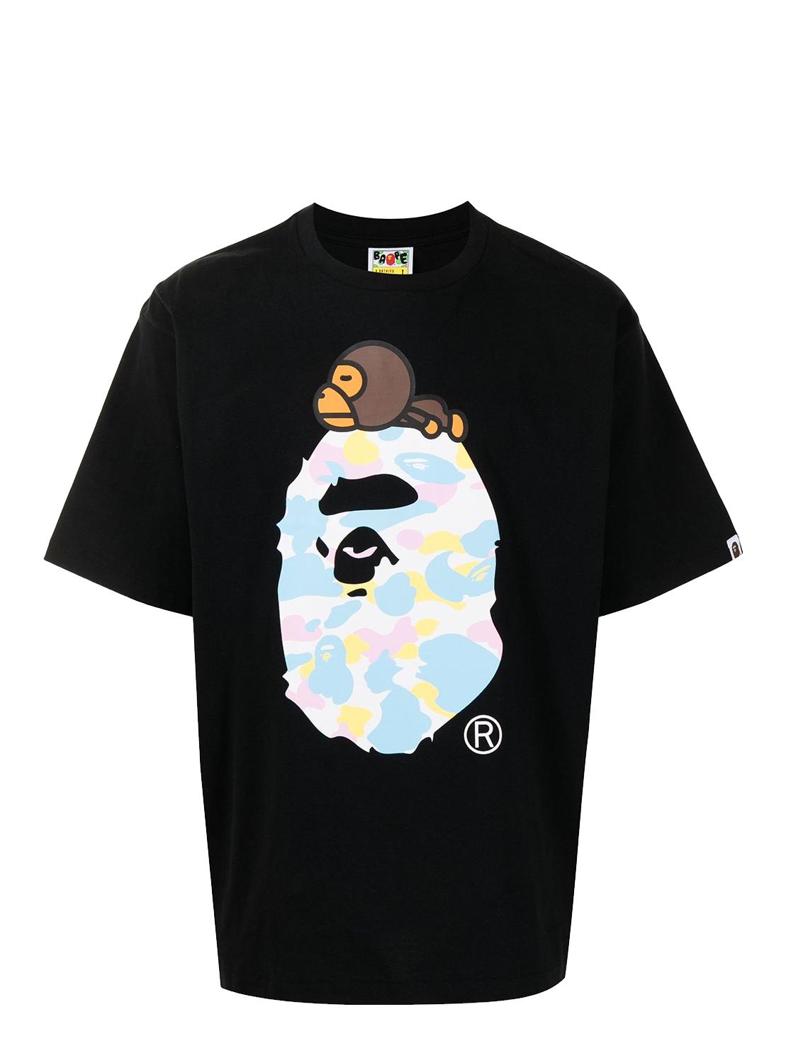 A BATHING APE A BATHING APE Graphic-Print Short-Sleeved T-Shirt