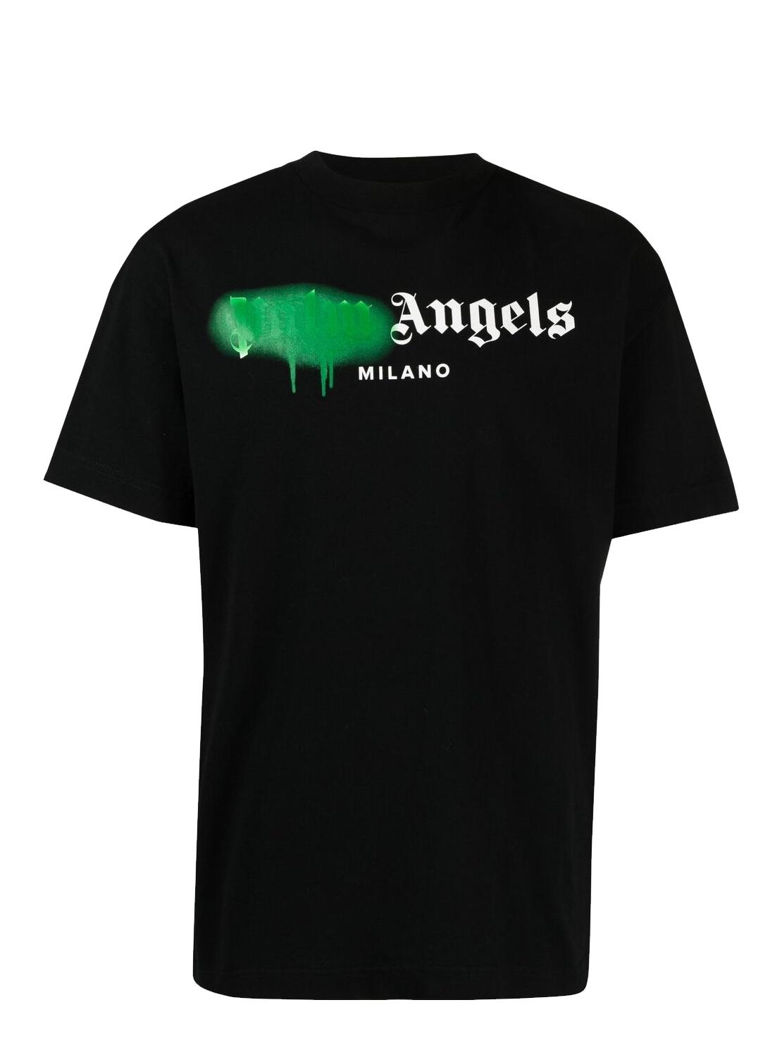 PALM ANGELS Milano Sprayed-Logo T-Shirt