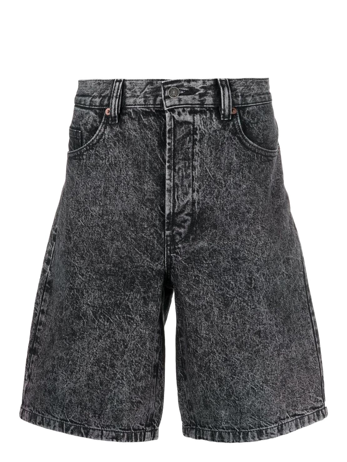 DIESEL® Diesel Marbled Effect Denim Shorts