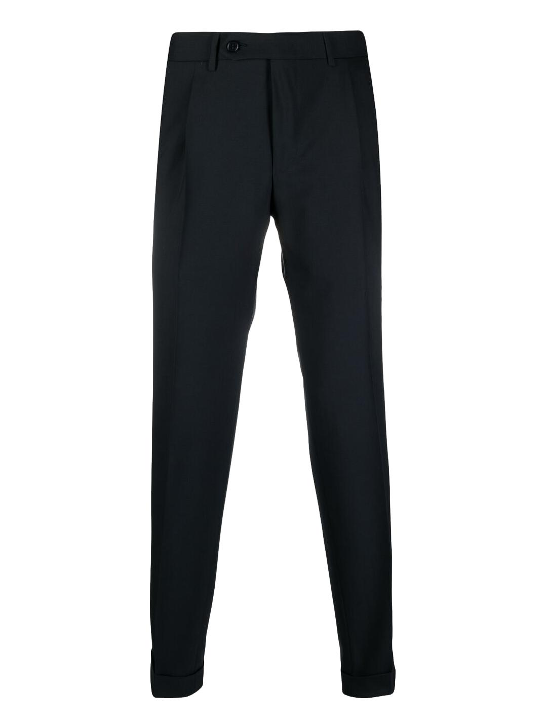 INCOTEX Straight-Leg Cotton Trousers