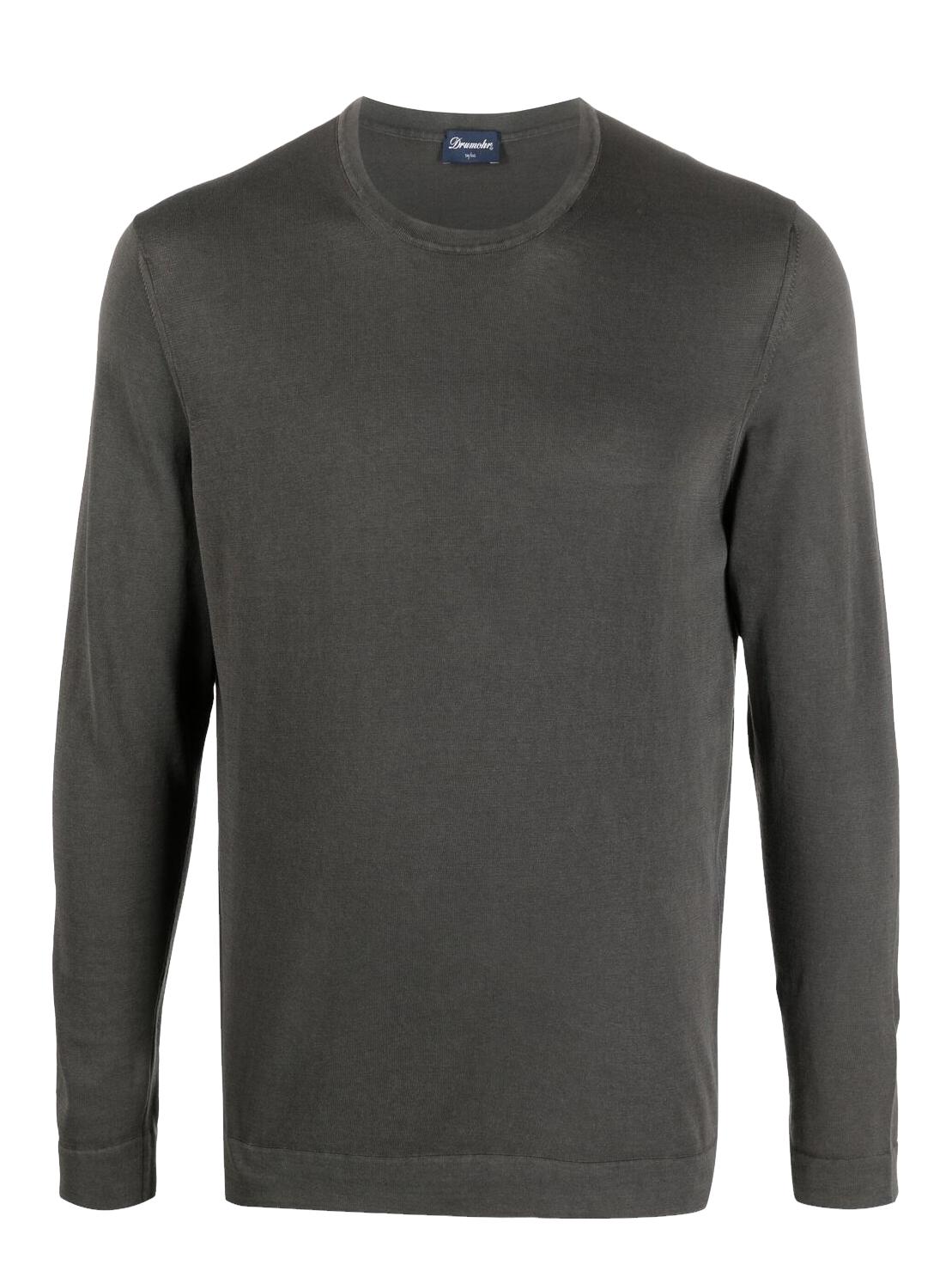 DRUMOHR Crew Neck Long Sleeve Top
