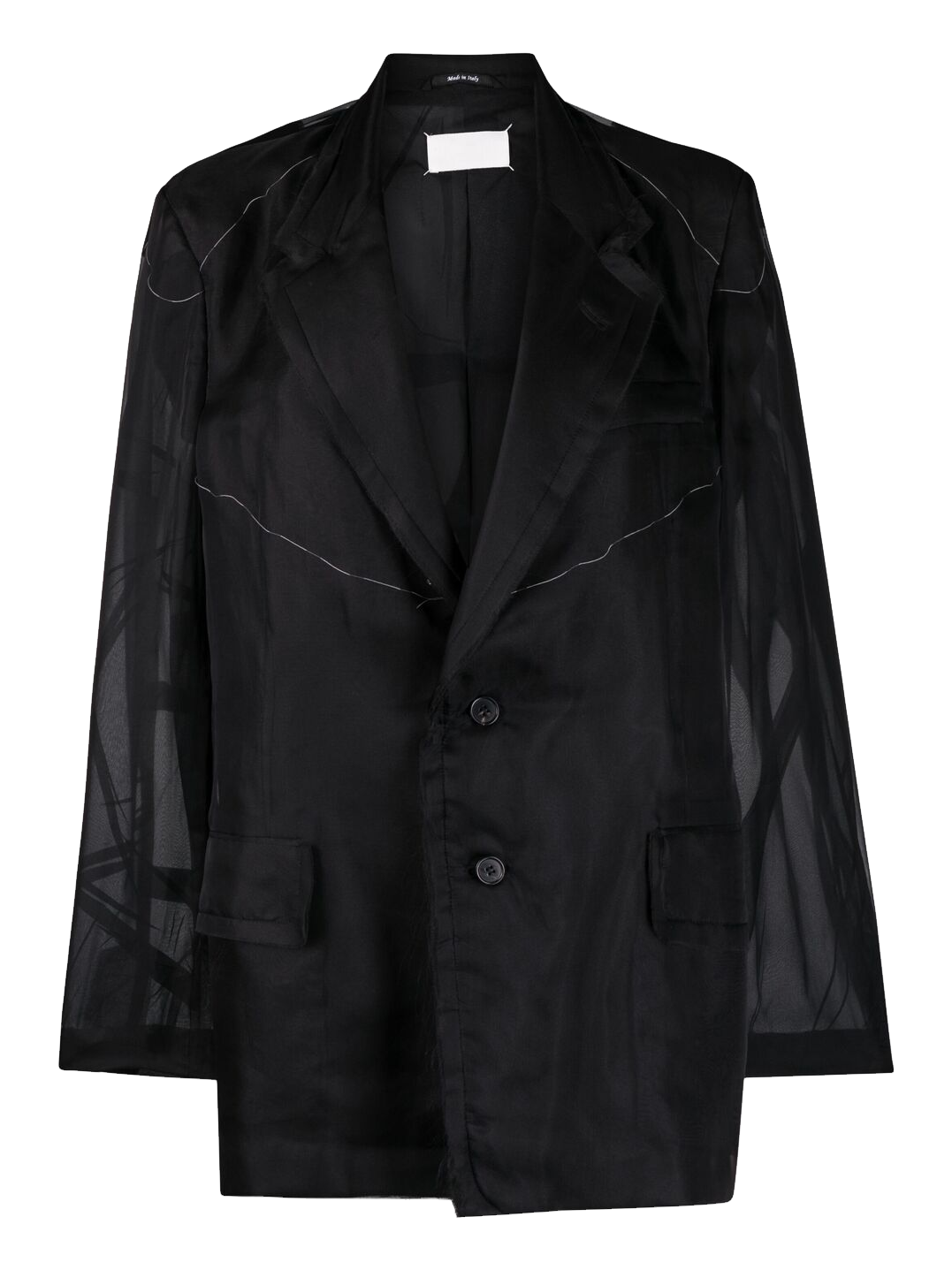 MAISON MARGIELA Maison Margiela Sheer-Panel Jacket