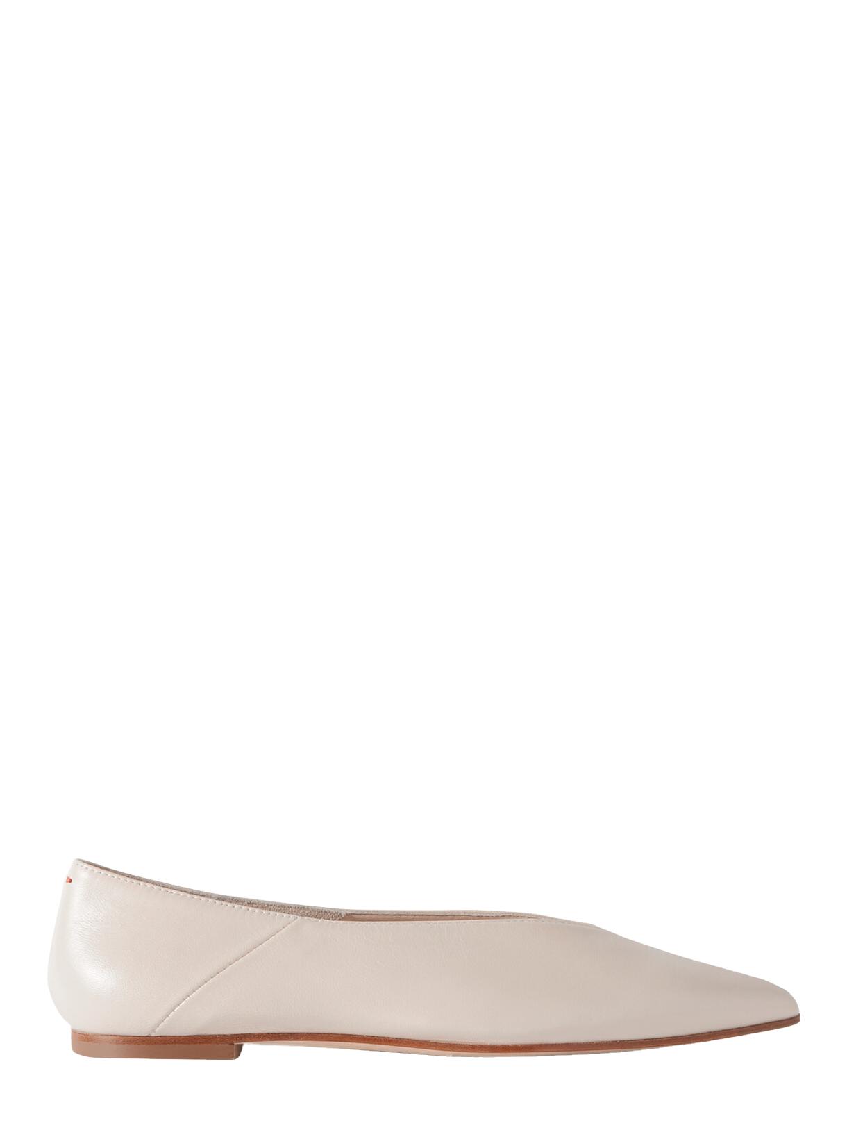 AEYDĒ Aeyde Moa Leather Point-toe Flats