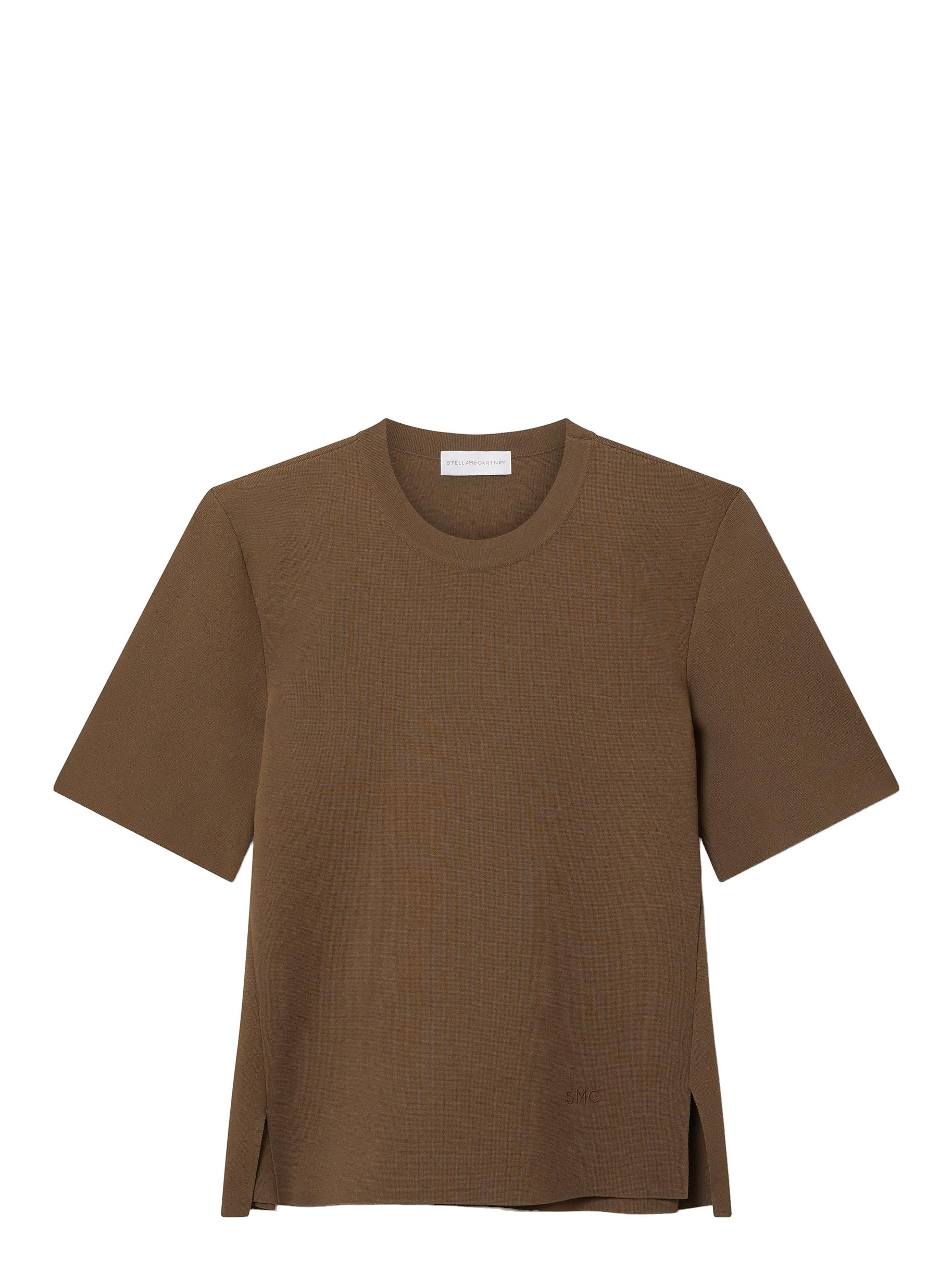 STELLA MCCARTNEY Stella McCartney Fitted Compact Knit Top with Slits
