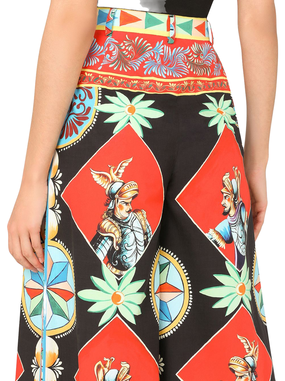 DOLCE & GABBANA Dolce & Gabbana Carretto-Print Poplin Shirt