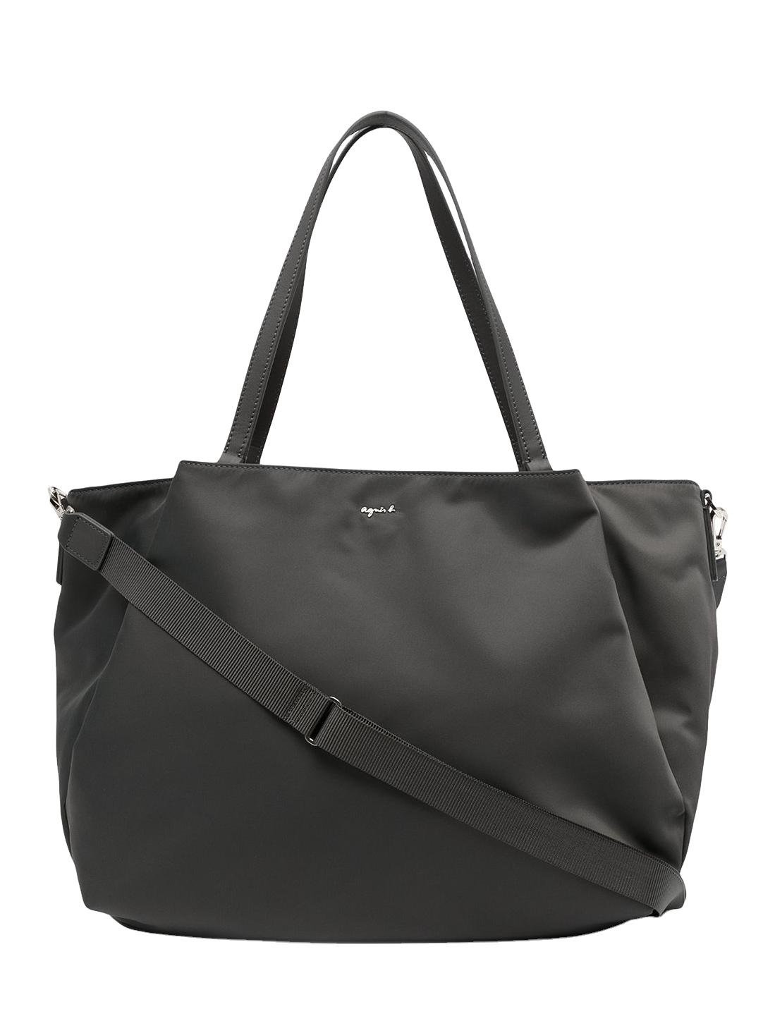 AGNES B. agnès b. Logo-Plaque Shoulder Bag