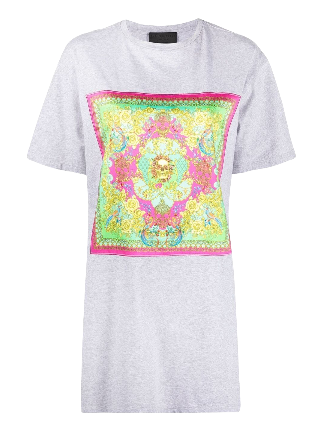 PHILIPP PLEIN Philipp Plein Baroque Print T-Shirt Dress