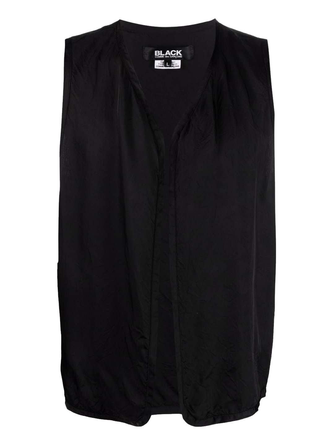 COMME DES GARÇONS Black Comme Des Garçons Logo-Embroidered Gilet