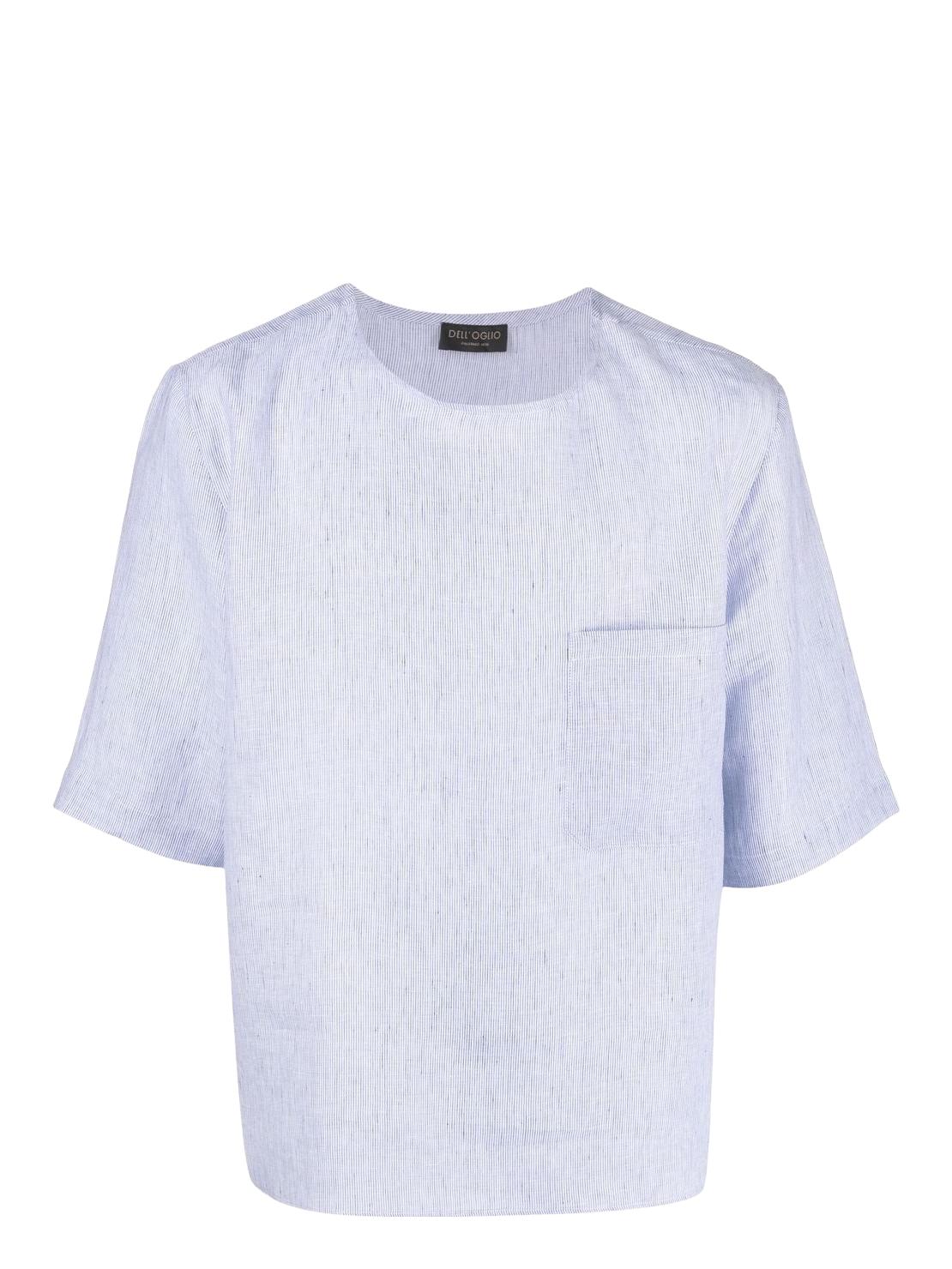 DELL'OGLIO DELL'OGLIO Short-Sleeve Linen T-Shirt