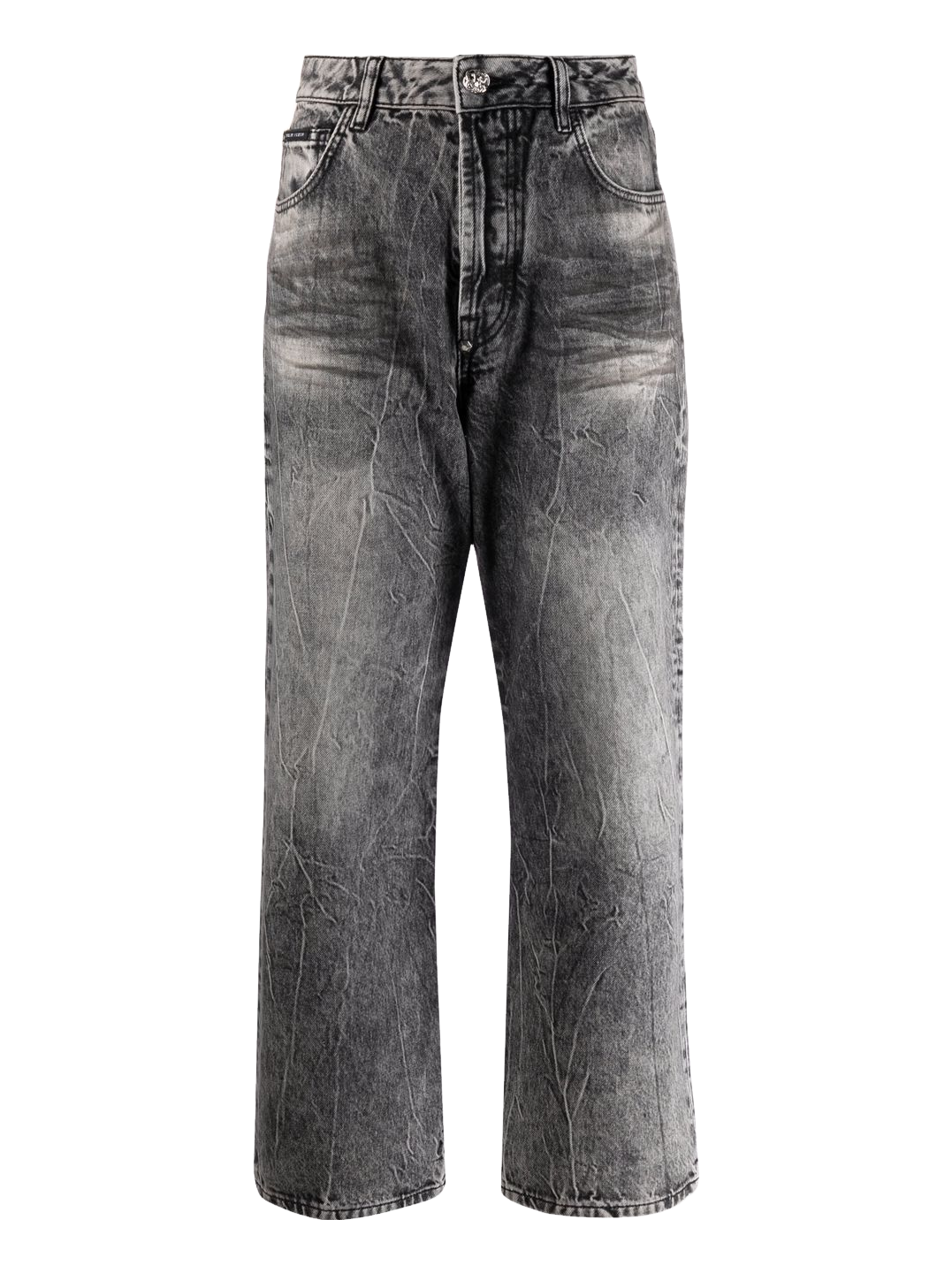 PHILIPP PLEIN Philipp Plein Iconic Wide-Leg Jeans