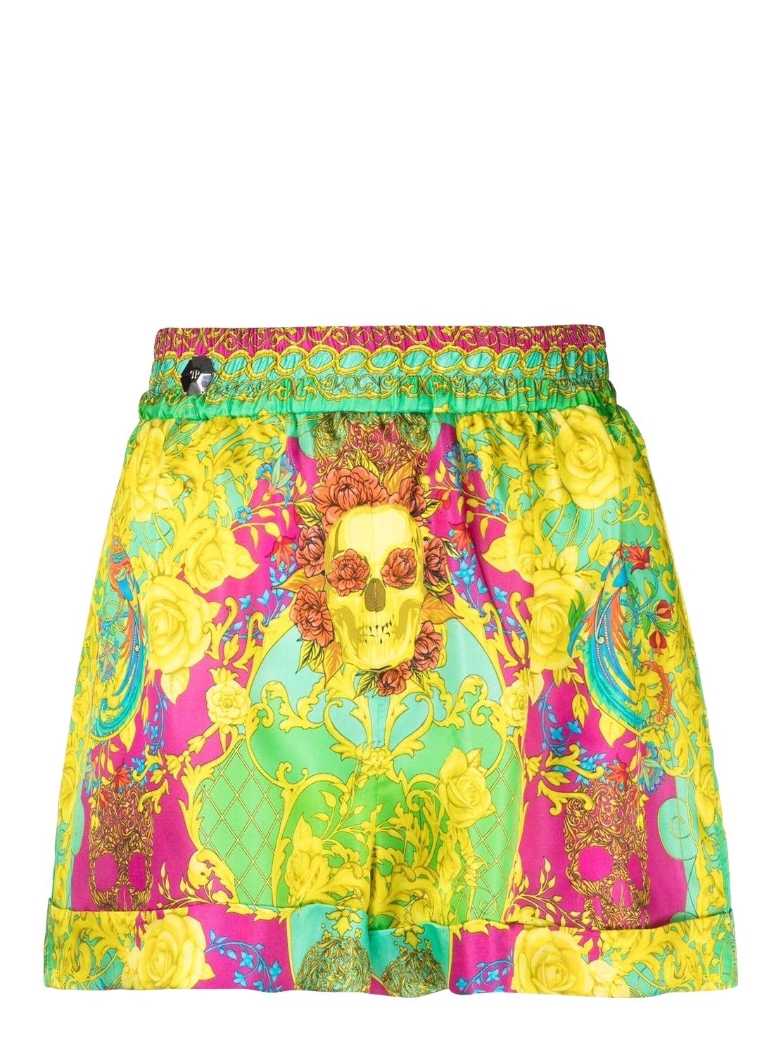 PHILIPP PLEIN Baroque-Print Shorts