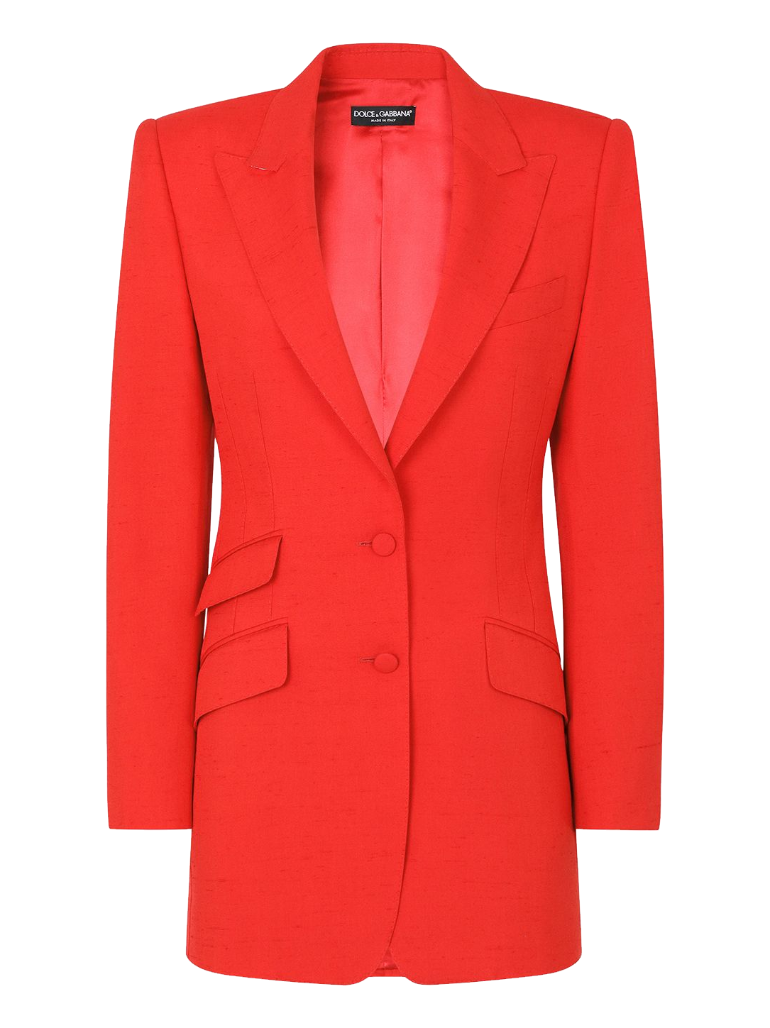 DOLCE & GABBANA Dolce & Gabbana Single-Breasted Silk-Blend Blazer