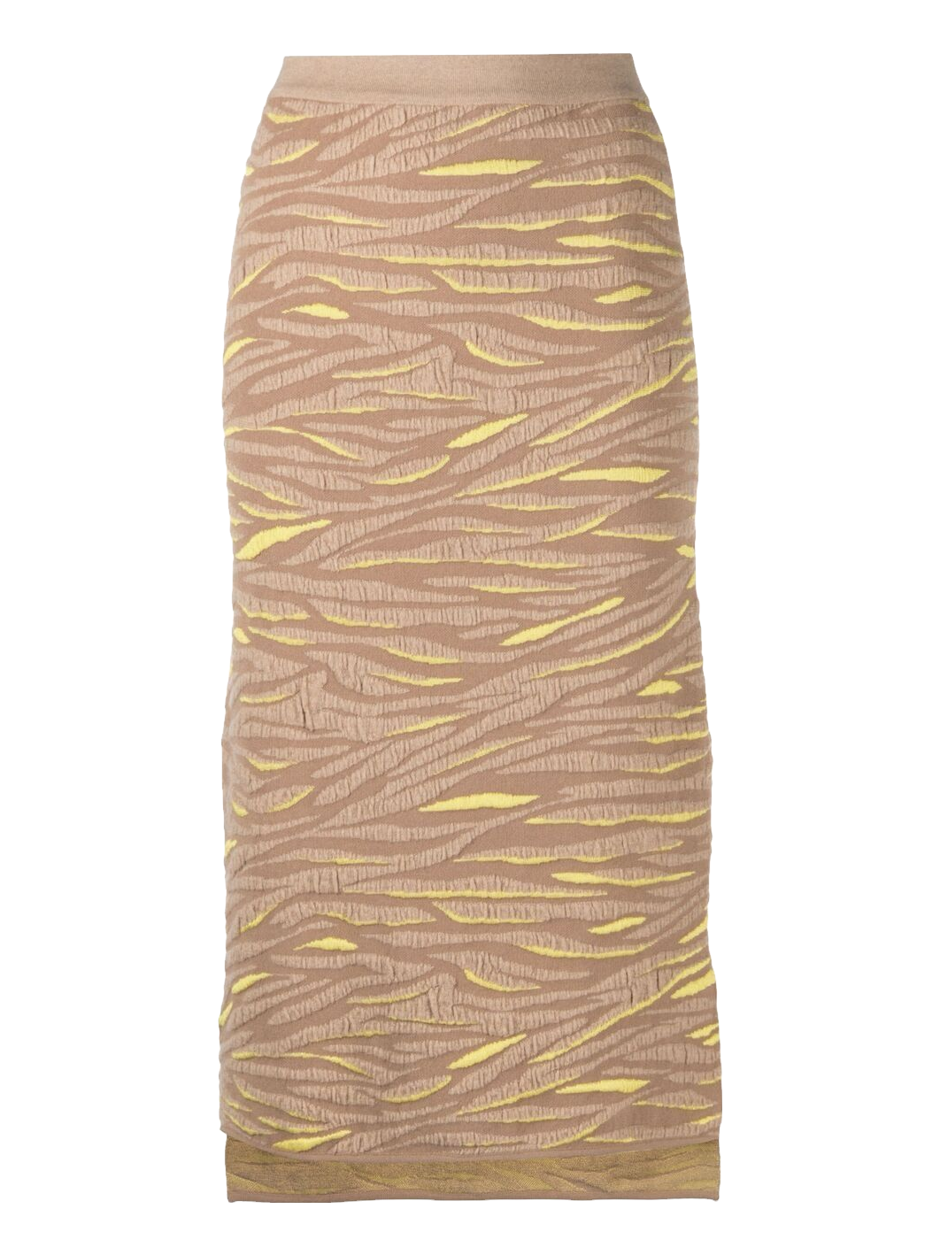 STELLA MCCARTNEY Stella McCartney "Zebra" Print Knit Pencil Skirt