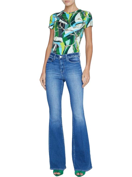 L'AGENCE L'AGENCE Bell High-Rise Flare Jeans