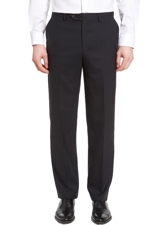 BERLE Berle' Lightweight Plain Weave Flat Front Trousers