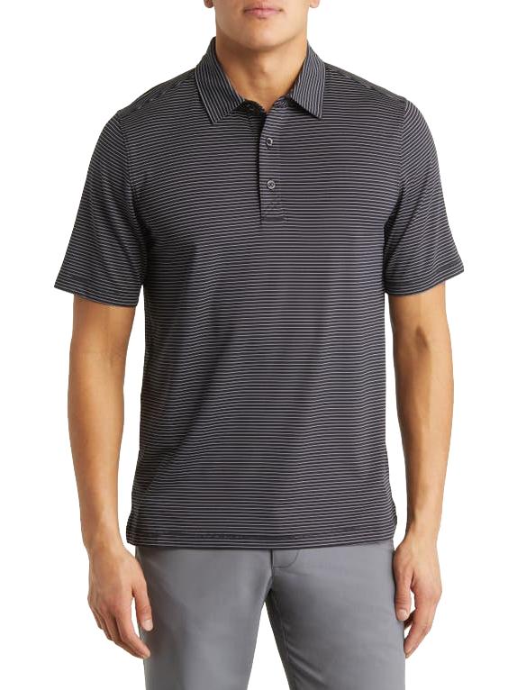 CUTTER & BUCK CUTTER & BUCK Forge DryTec Pencil Stripe Polo
