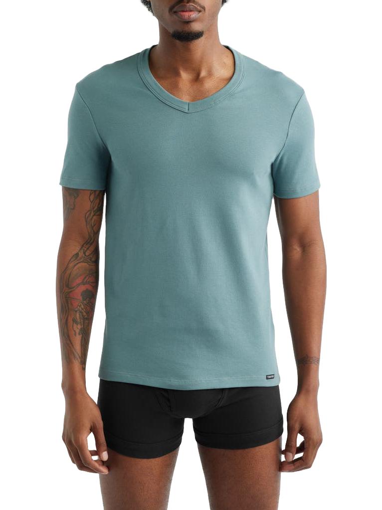TOM FORD TOM FORD Cotton Jersey V-Neck T-Shirt
