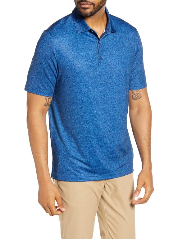 CUTTER & BUCK pike micro floral print polo