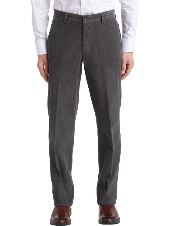 BERLE Berle' Flat Front Corduroy Trousers