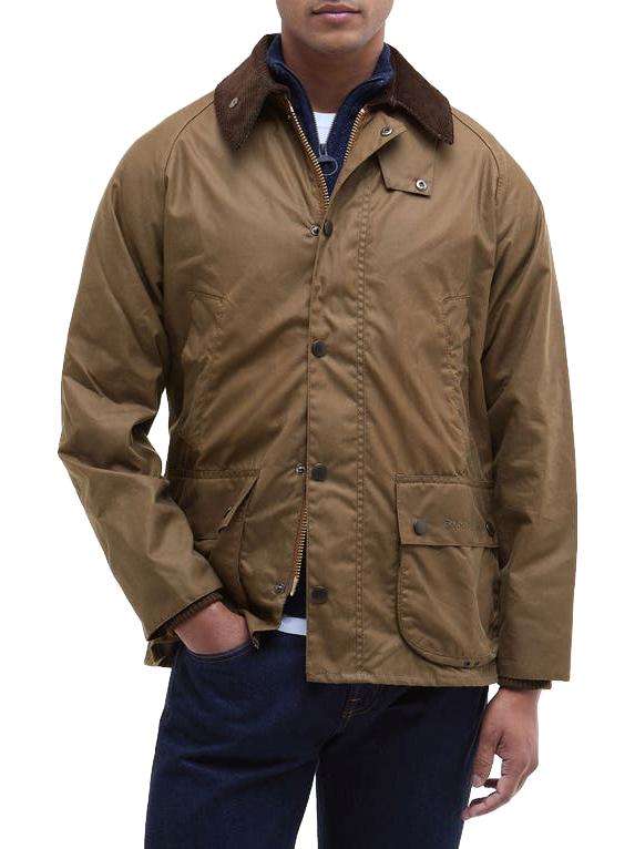 BARBOUR Barbour Lightweight Ashby Waxed Jacket with Corduroy Collar