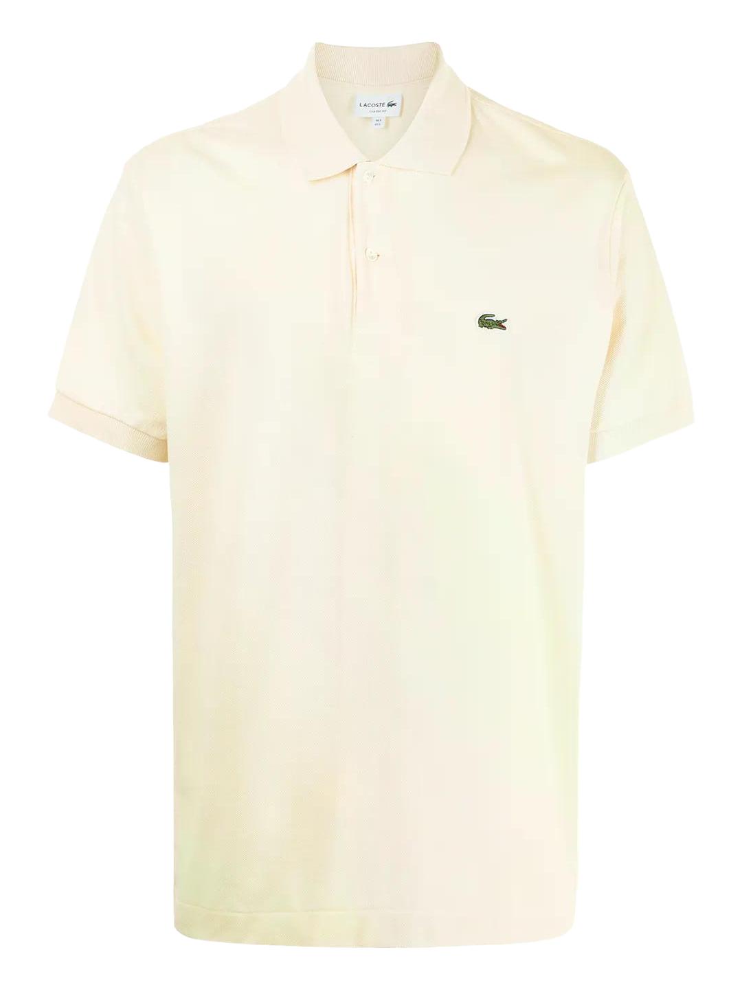 LACOSTE logo-embroidered polo shirt