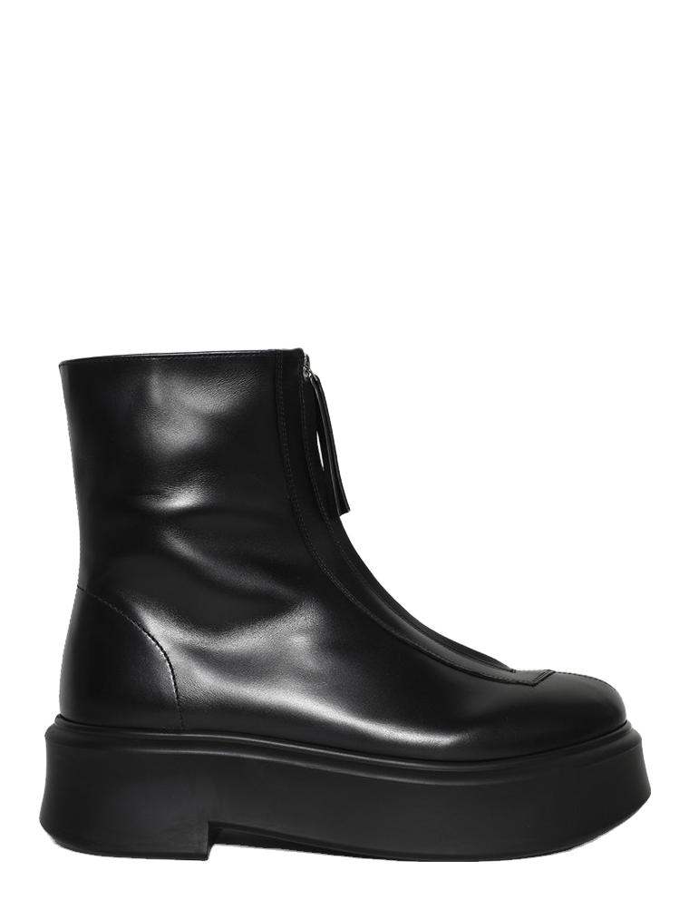 THE ROW Zipped Ankle Boots
