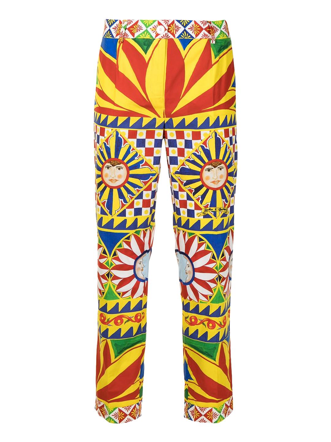 DOLCE & GABBANA All-Over Print Trousers