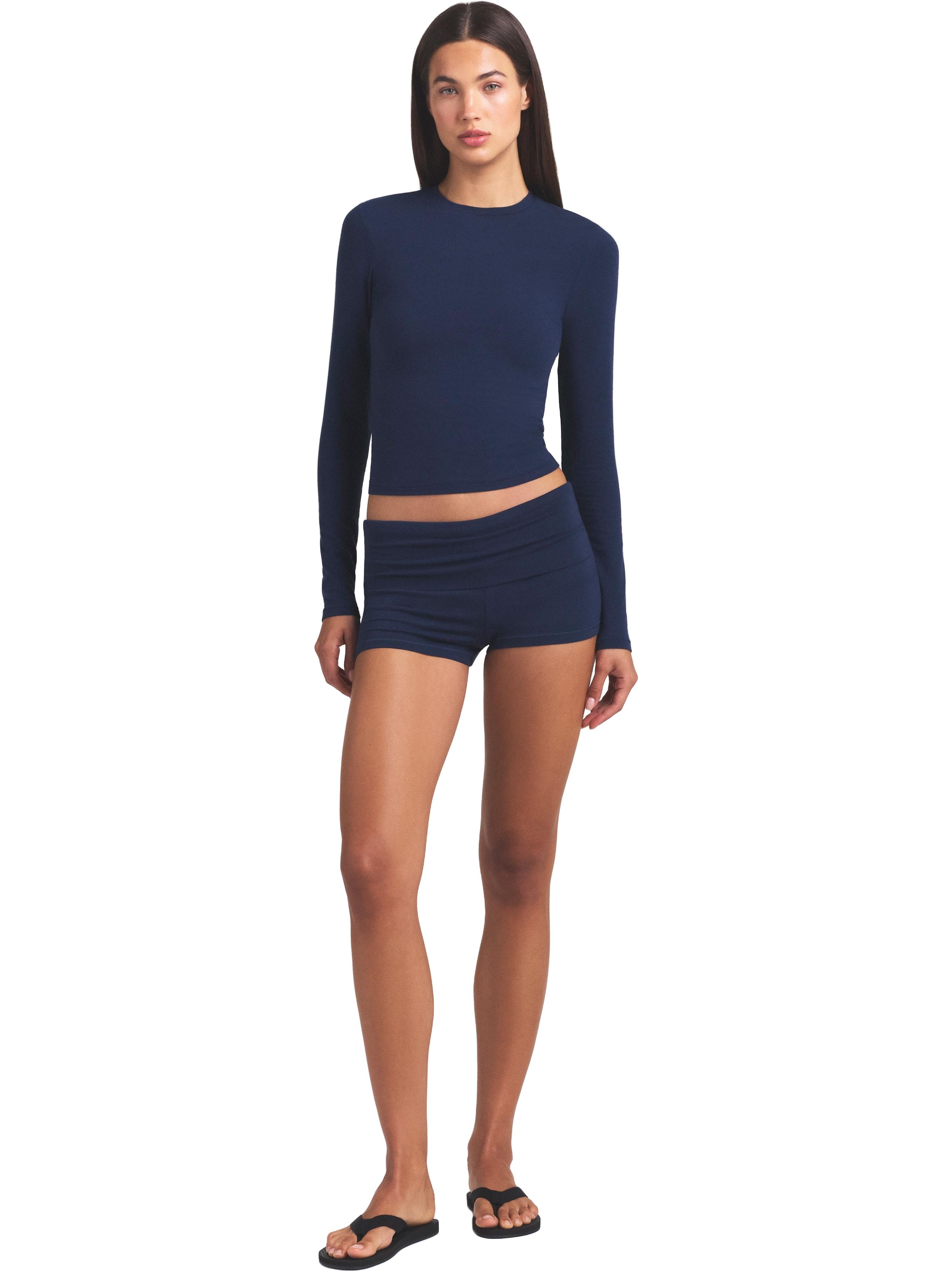 SKIMS SKIMS Cotton Jersey Long Sleeve T-Shirt