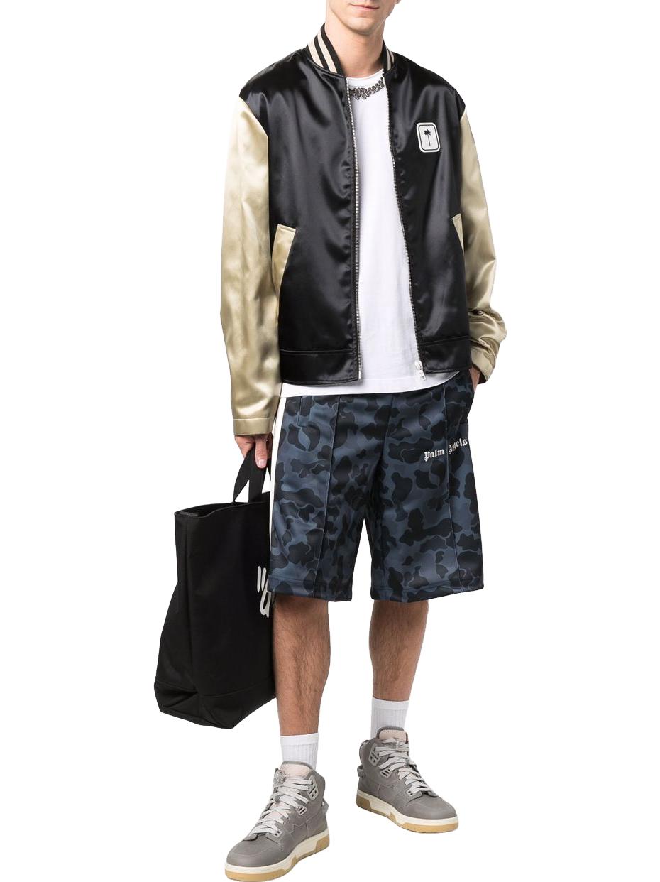PALM ANGELS Palm Angels pxp colour-block bomber jacket