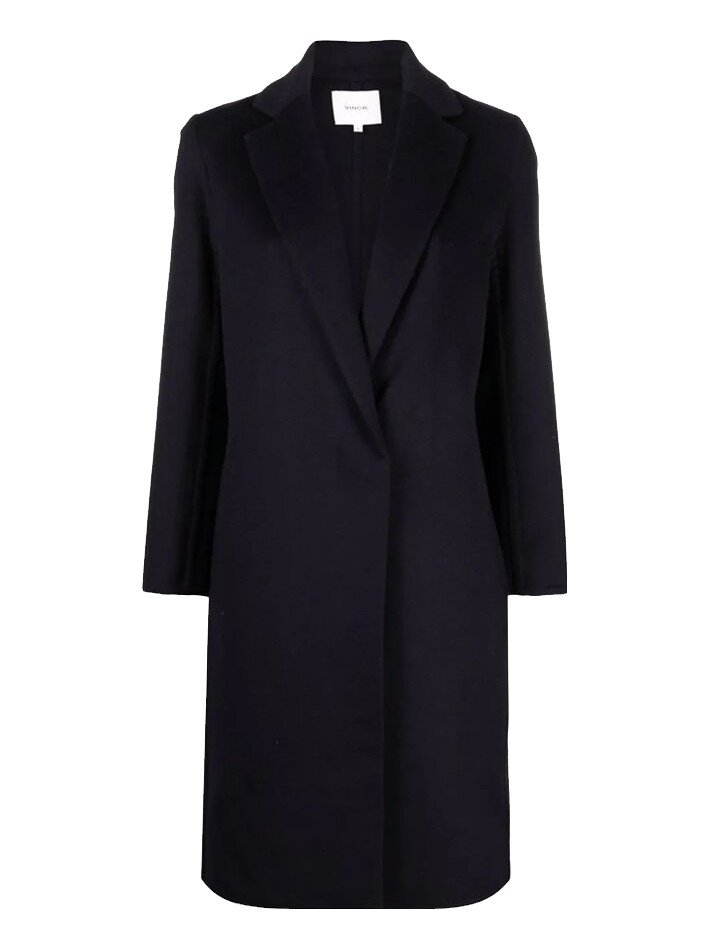 VINCE Vince. Single-Breasted Fitted Coat