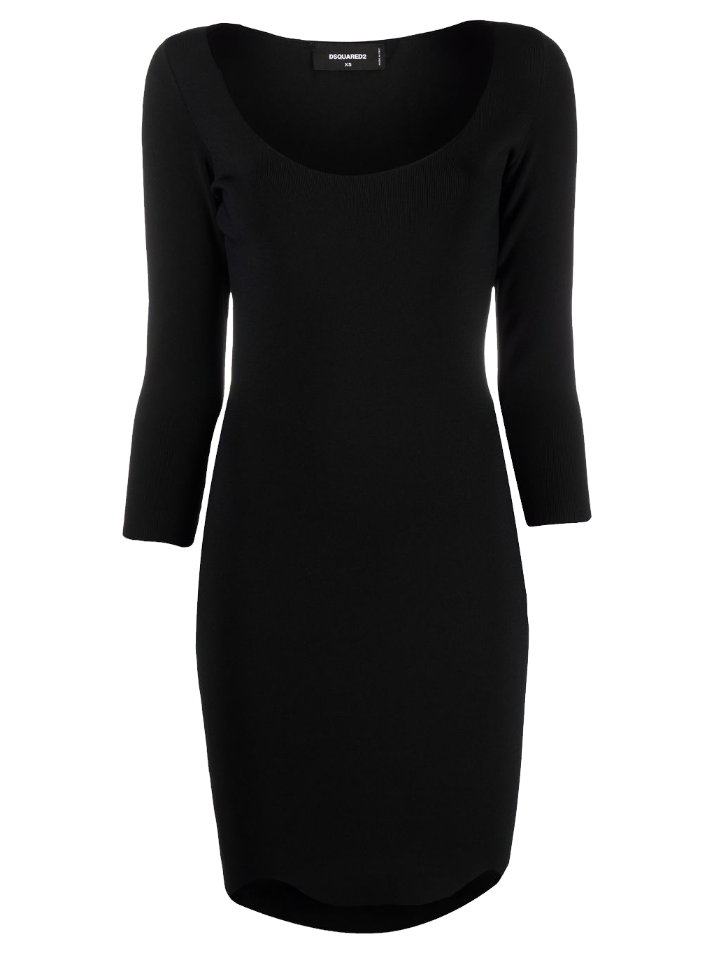 DSQUARED2 DSQUARED2 three quarter-sleeved fitted dress