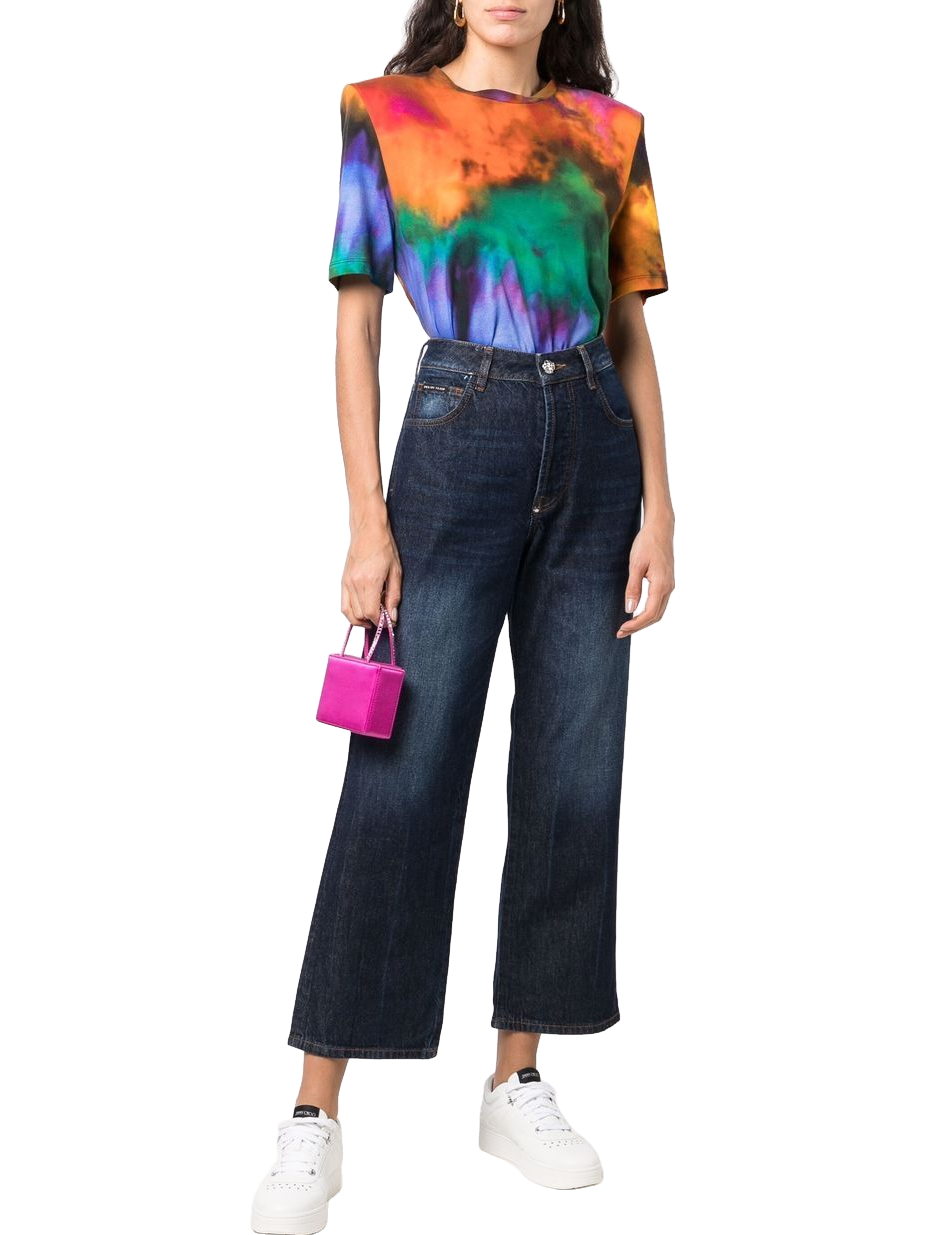 PHILIPP PLEIN Philipp Plein Iconic Wide-Leg Jeans