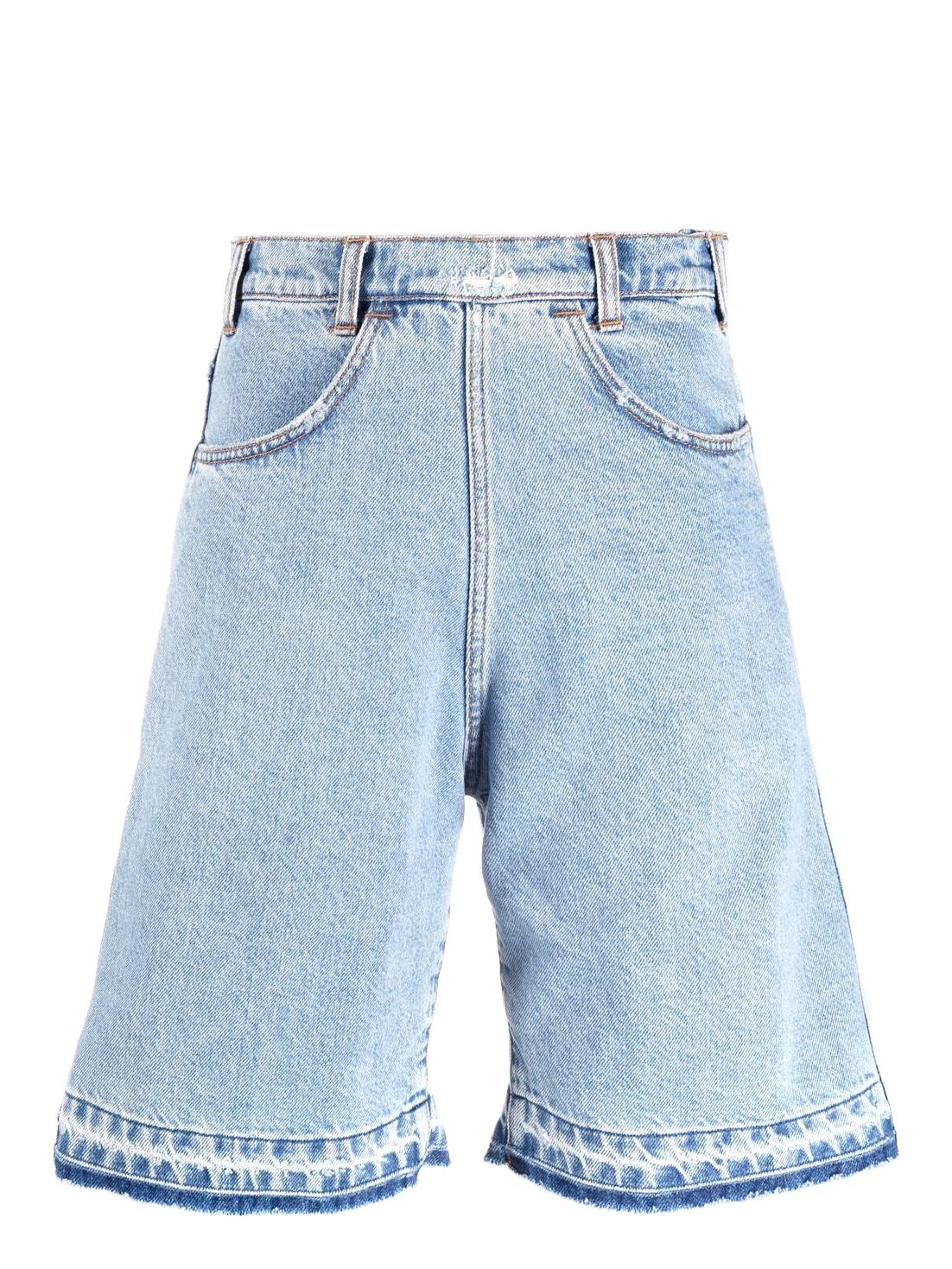 CHLOÉ chain denim shirred jacket