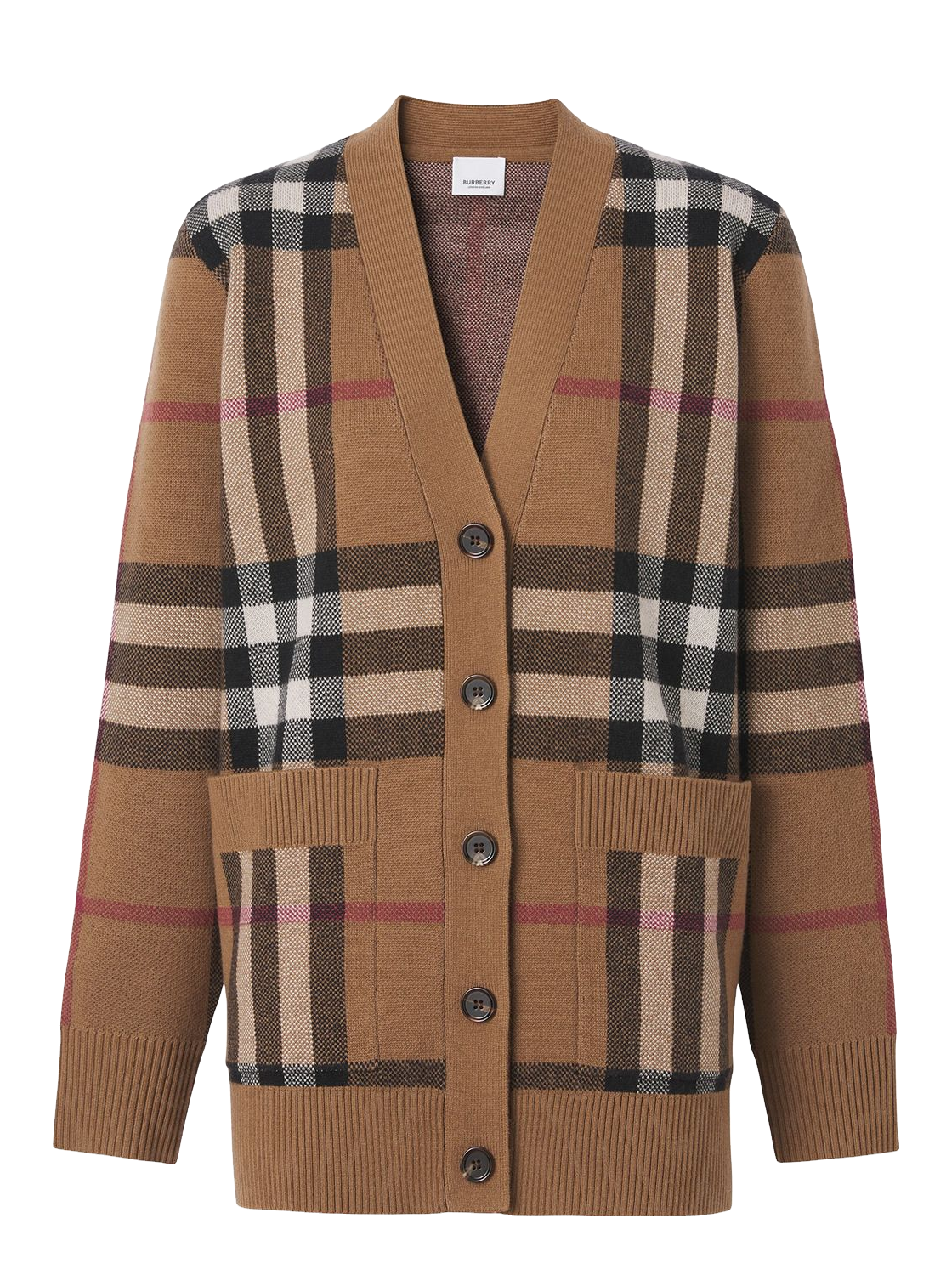 BURBERRY Burberry Knitted Check Crossbody Bag